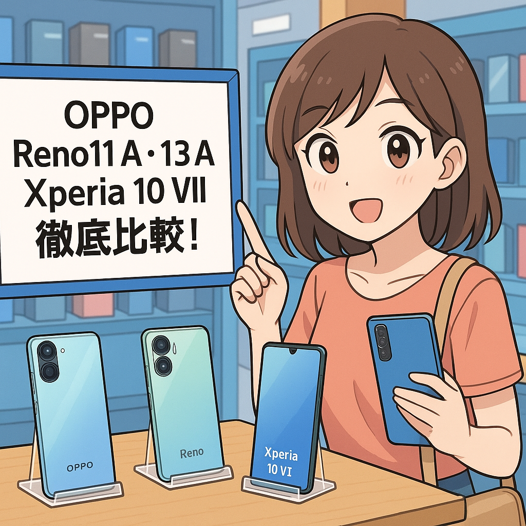 OPPO RENO 11a vs 旧モデル！7a・5a・3aとの比較でわかるおすすめポイント - パソスマ-格安SIMで節約生活を始めよう ...