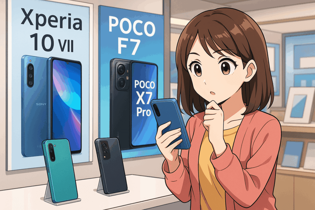 【2025年最新】Xperia 10 VII・POCO F7・X7 Proを徹底比較！選ぶならどれ？ - パソスマ-格安SIMで節約生活を ...